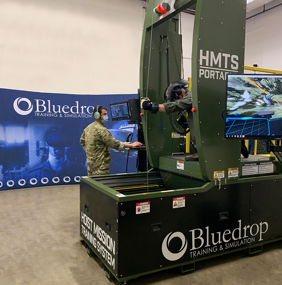 Portable Hoist Mission Training System - Bluedrop Training and Simulation